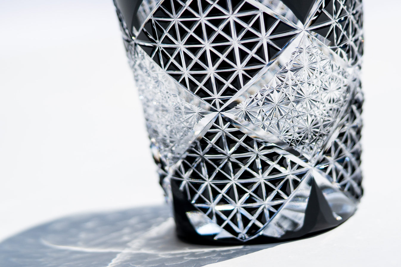 M-8240BK 菊繋ぎ文様 オールド 黒 – 硝子工房 彩鳳